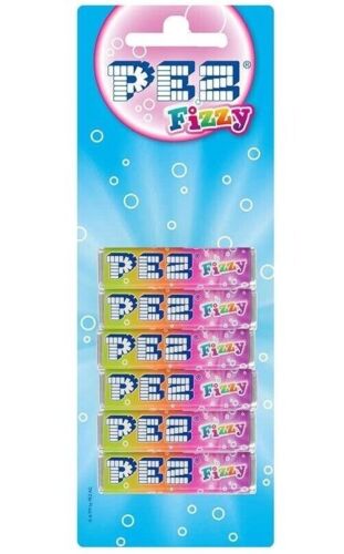 Pez Fizzy Refill 6 Pack 51g – Supreme Sweets